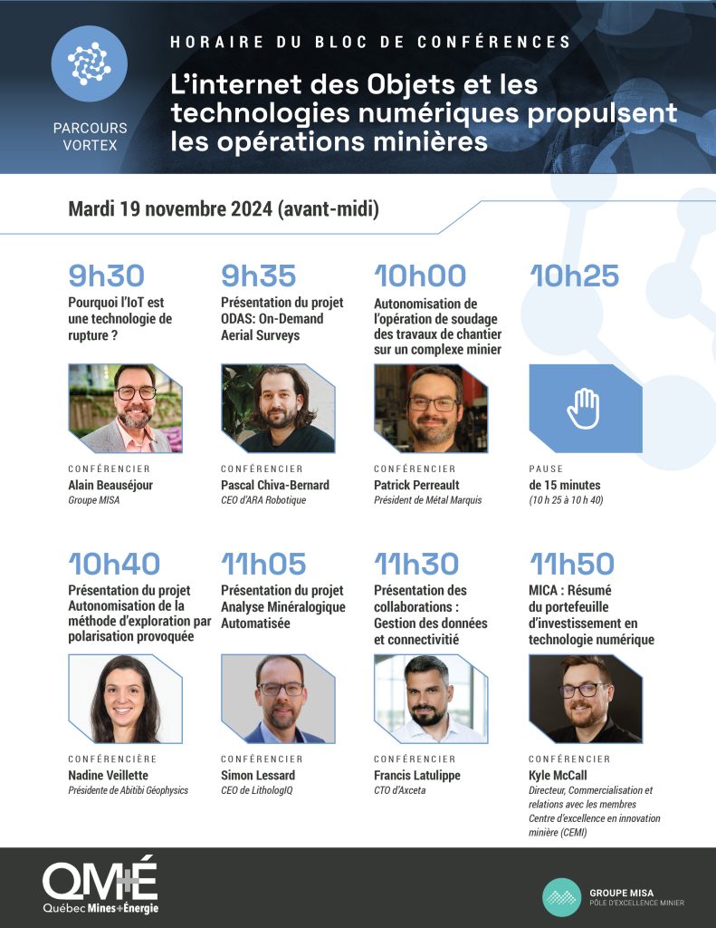 MISA Group at Québec Mine + Énergie | Groupe MISA